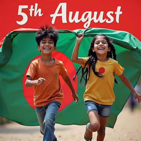 Bangladesh 5th August Second Independent Day Premium Ai Generated Image