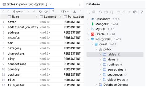 Data Sources IntelliJ IDEA Documentation