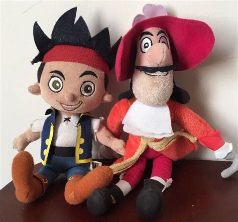 Disney Jr Jake And Neverland Pirates Captain Hook 7 Bean Bag Plush