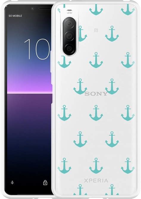 Cazy Hoesje Geschikt Voor Sony Xperia Ii Anker Patroon Ii Bol