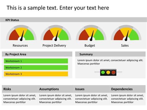 Rag Project Status Dashboard Project Dashboard Dashboard Template