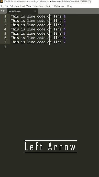Sublime Text Tips Learn The Tricks Multiple Line Typing Shorts