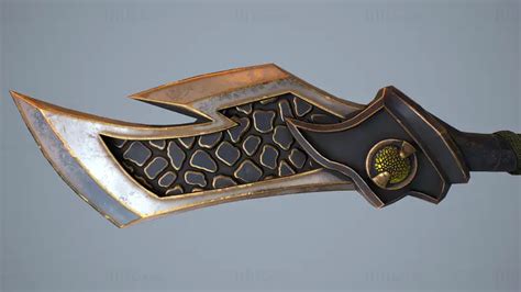 Combat Staff Unity Unreal Engine 3d Model