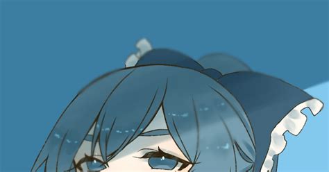 博麗霊夢 青 バイトのイラスト Pixiv