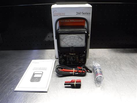 Simpson 260 Series Volt Ohm Milliameter Electric Analog Multimeter 260