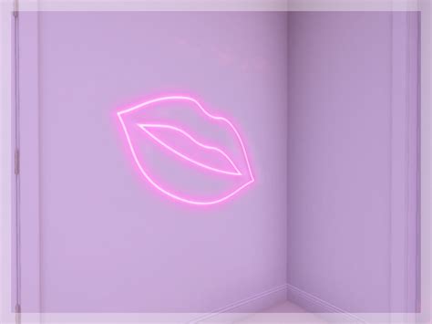 Second Life Marketplace Majestic Pink Neon Lips