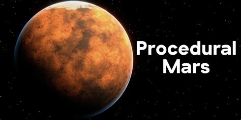 Procedural Mars Planet Material Blender Market