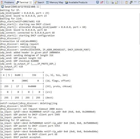 CCS TM4C129ENCPDT Follow Up Program Flow Using LWIP ASSERT And LWIP