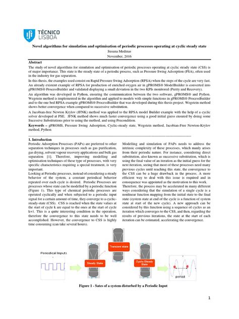 Article Novel Algorithms For Simulation And Optimisation Of Periodic