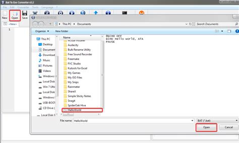 how to convert a batch file bat to exe [step by step