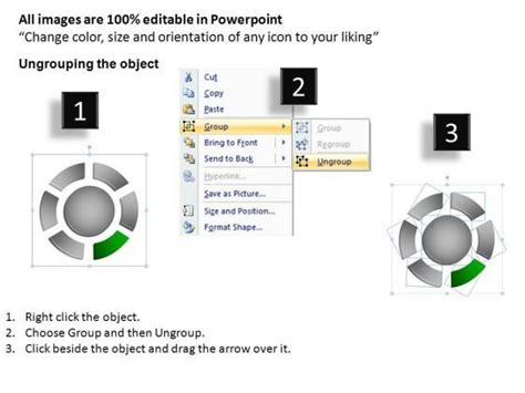 PowerPoint Slidelayout Editable Ring Chart Ppt Layouts