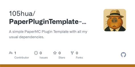 Github 105huapaperplugintemplate Java A Simple Papermc Plugin
