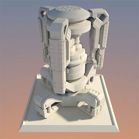 Sci Fi Engine Reactor 3d Model 79