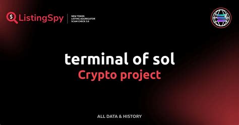 Terminal Of Sol Crypto Project Tos Token Listings Events Analysis