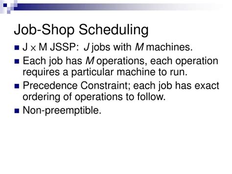 Ppt Genetic Algorithm In Job Shop Scheduling Powerpoint Presentation