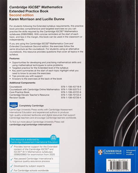 Cambridge Igcse Mathematics Extended Practice Book E Books Max30