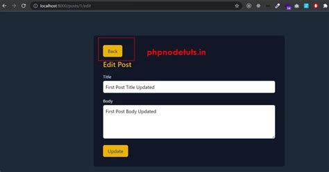 Laravel CRUD Tutorial Step By Step PhpNodeTuts
