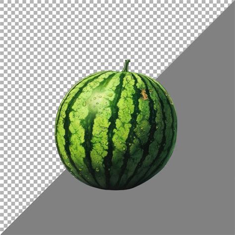 Прозрачный фон из арбуза Премиум Psd Файл