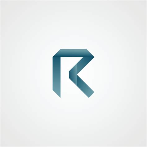 Letter R Logo Concept Tape Icon Vector Illustration 13725997 Vector Art