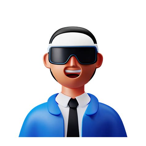 Scientist Face 3d Rendering Icon Illustration 29252728 PNG