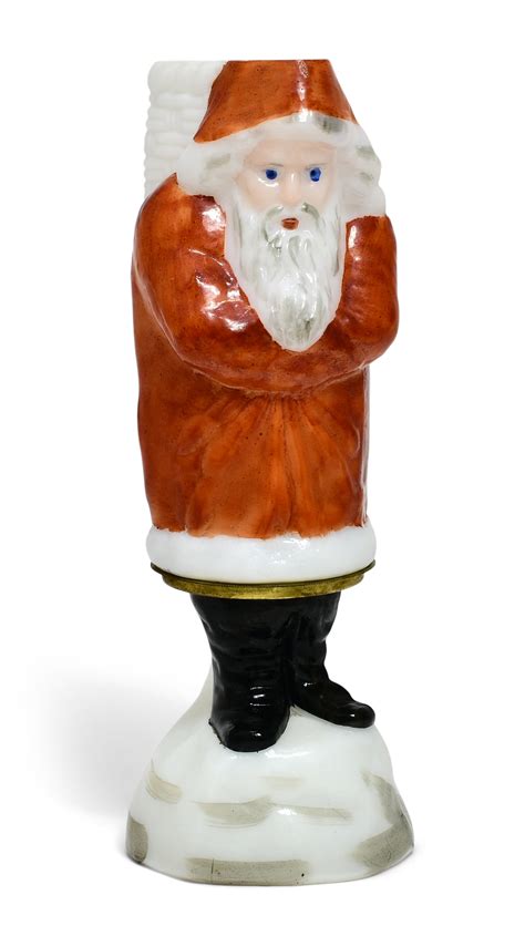 Consolidated Lamp And Glass Co Santa Claus Miniature Oil Lamp Auction