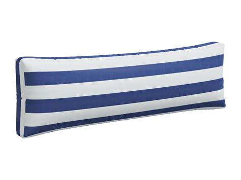 Cuscini Per Pallet 3 Pezzi In Tessuto Oxford A Righe Blu Bianche
