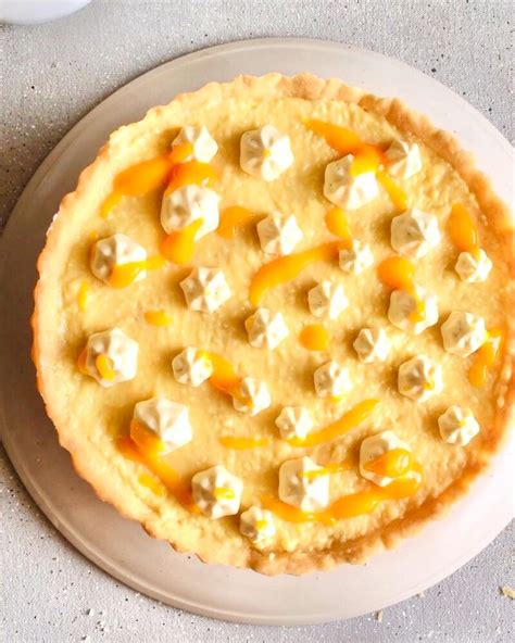 Vanilla Mango Custard Tart Recipe The Feedfeed