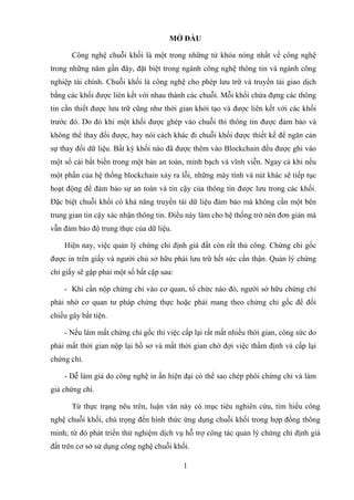 Phát triển dịch vụ hỗ trợ quản lý chứng chỉ định giá đất ứng dụng công nghệ chuỗi khối pdf