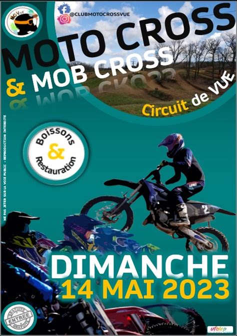 engage sports com MC Vue Course Moto Cross Départemental UFOLEP44 14 mai 2023 Motocross