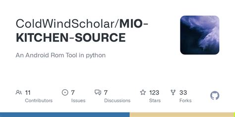 Releases ColdWindScholar MIO KITCHEN SOURCE GitHub
