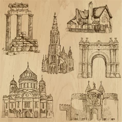Архитектура картина Vector Art Stock Images | Depositphotos