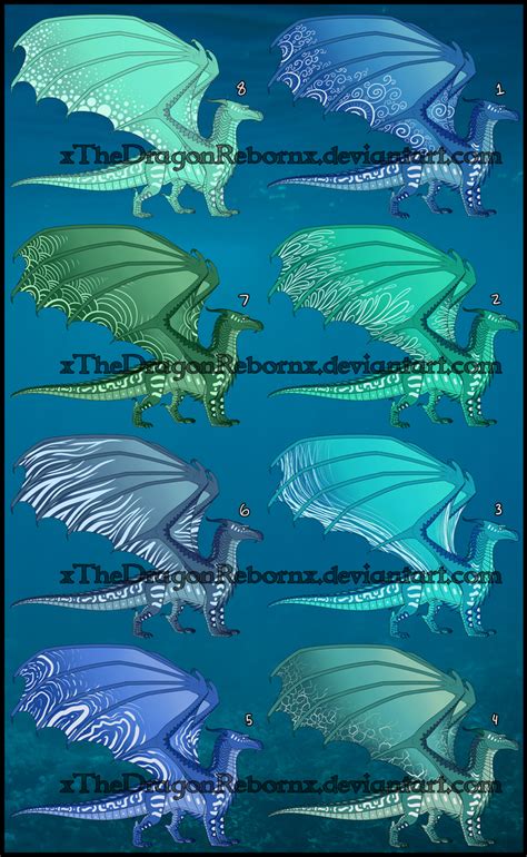 Seawing Adopt 3 3 17 All Sold By Xthedragonrebornx On Deviantart