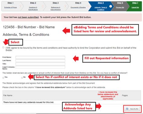 How To Submit A Bid Bids Tenders