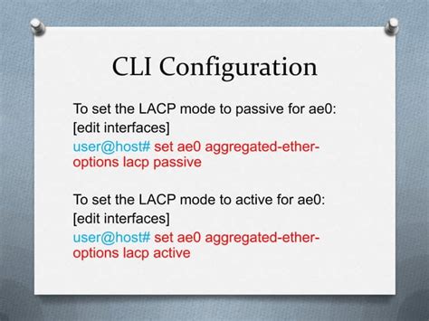 link aggregation control protocol pptx