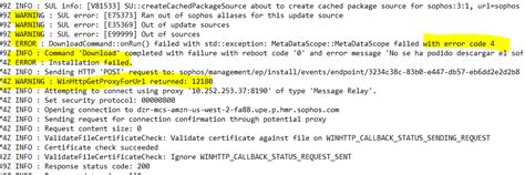 I Cannot Install Sophos Endpoint With Message Relay Server Without Internet Connection