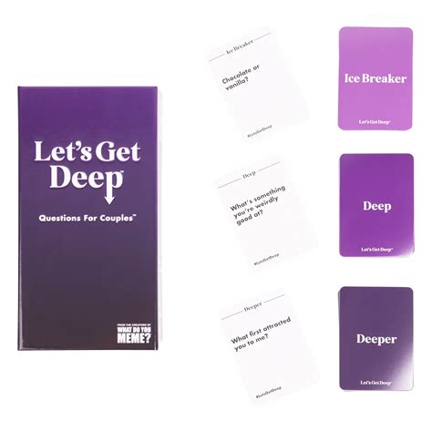 Buy Let S Get Deep The Adult Party Game For Couples By What Do You Meme Online At Lowest Price