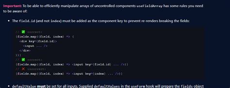 UseFieldArray With Multiple Fields How To Use The Item Id As Key