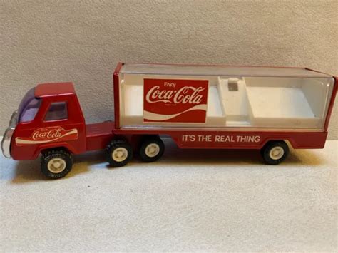 Vintage Buddy L Coca Cola Trailer Truck Toy Accessory Metal Rare Solid