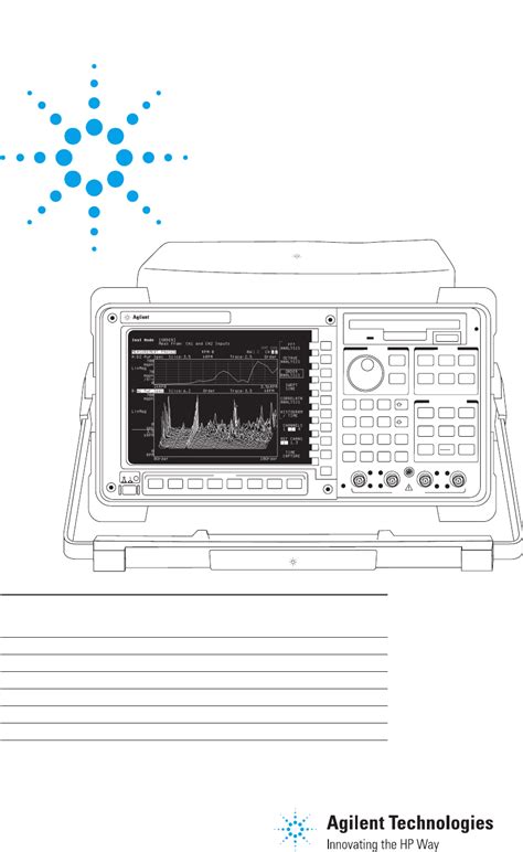 Agilent Technologies 35670a User Manual Download Pdf Agilent Technologies 35670a User Manual Download Pdf
