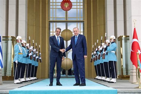 Turkiyes Erdogan Hosts Greek Pm Sees ‘no Unsolvable Problems In