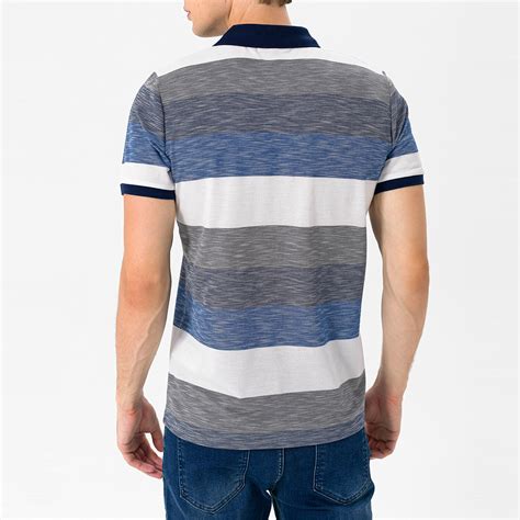 Rodolfo Short Sleeve Polo Shirt White Sax S Felix Hardy