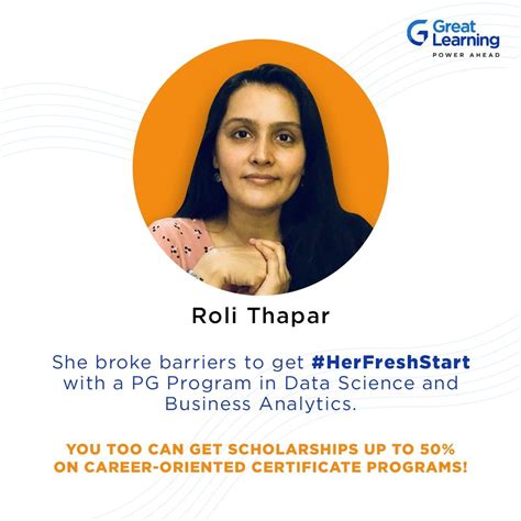 Great Learning On Linkedin Herfreshstart Greatlearning Greatlearning Upskill Careerbreak…