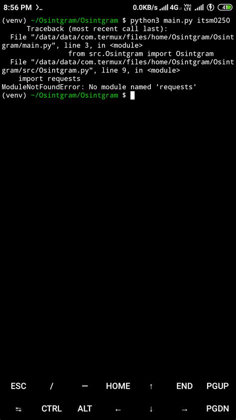 Error While Setup · Issue 194 · Dataluxosintgram · Github