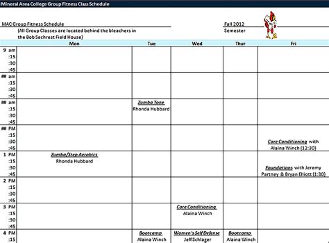 microsoft excel class schedule template merge data asseheritage