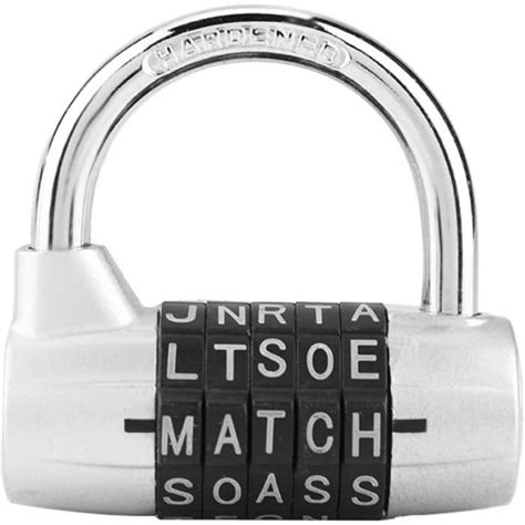 5 Cadran Chiffre Combinaison De Code Cadenas En U Code De Sécurité