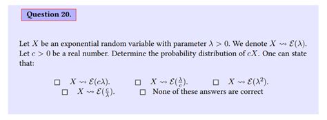 Solved Let X Be An Exponential Random Variable With Chegg