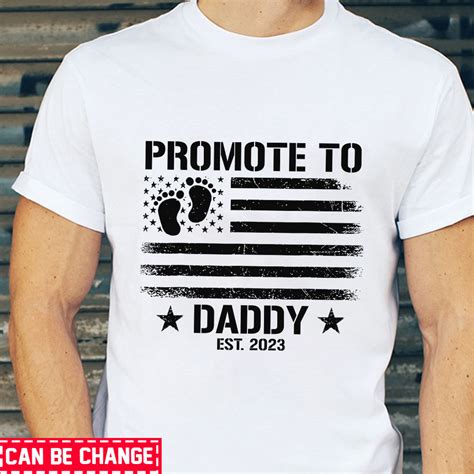 Fathers Day 2024 Promoted To Daddy 2024 First Time Fathers Day New