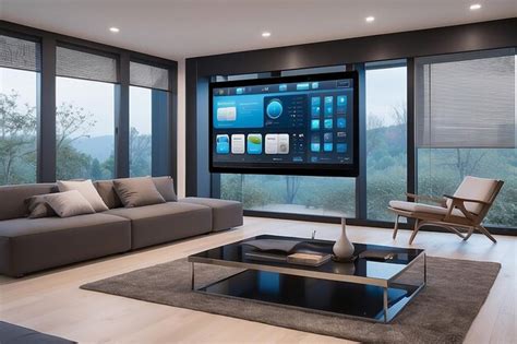 Premium Photo Smart Home Control Center Futuristic Home Automation Hub