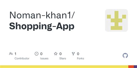 Github Noman Khan Shopping App