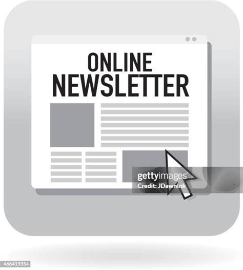 Online Newsletter Icon High Res Vector Graphic Getty Images